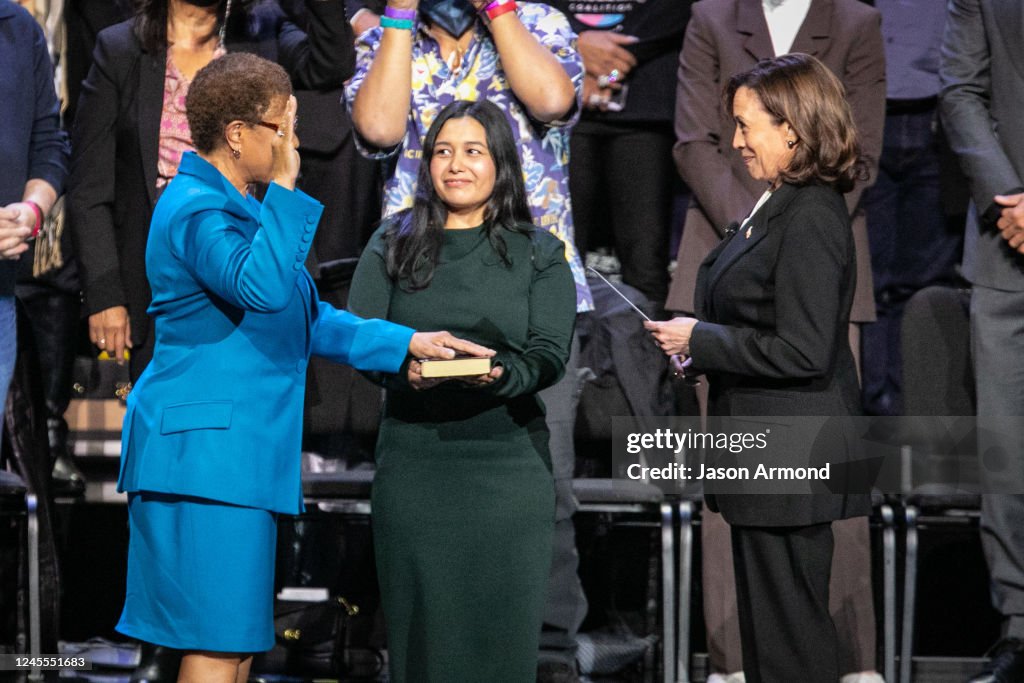 Mayor Elect Karen Bass Is Sworn In As The 43rd Mayor Of Los Angeles