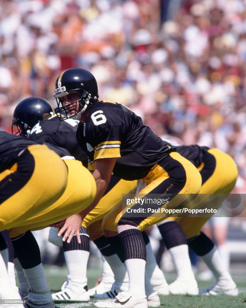 Pittsburgh Steelers Quarterback Bubby Brister Circa 1988 News Photo