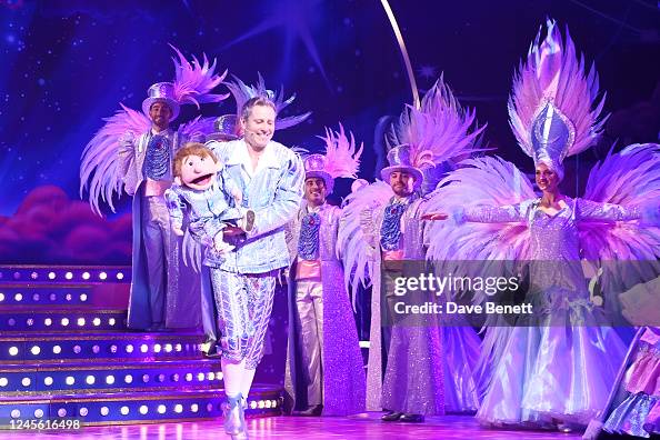 Paul Zerdin bows at the curtail call during the press night... News ... Paul Zerdin bows at the curtail call during the press night... News ...