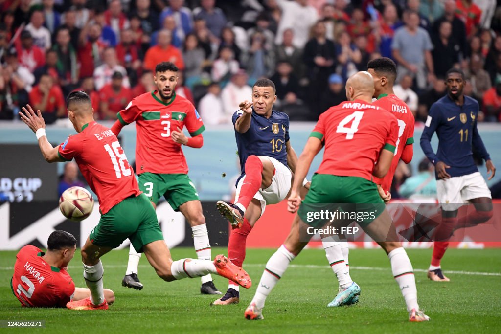 10 Kylian Mbappe During The Fifa World Cup 2022 Semi Final Match