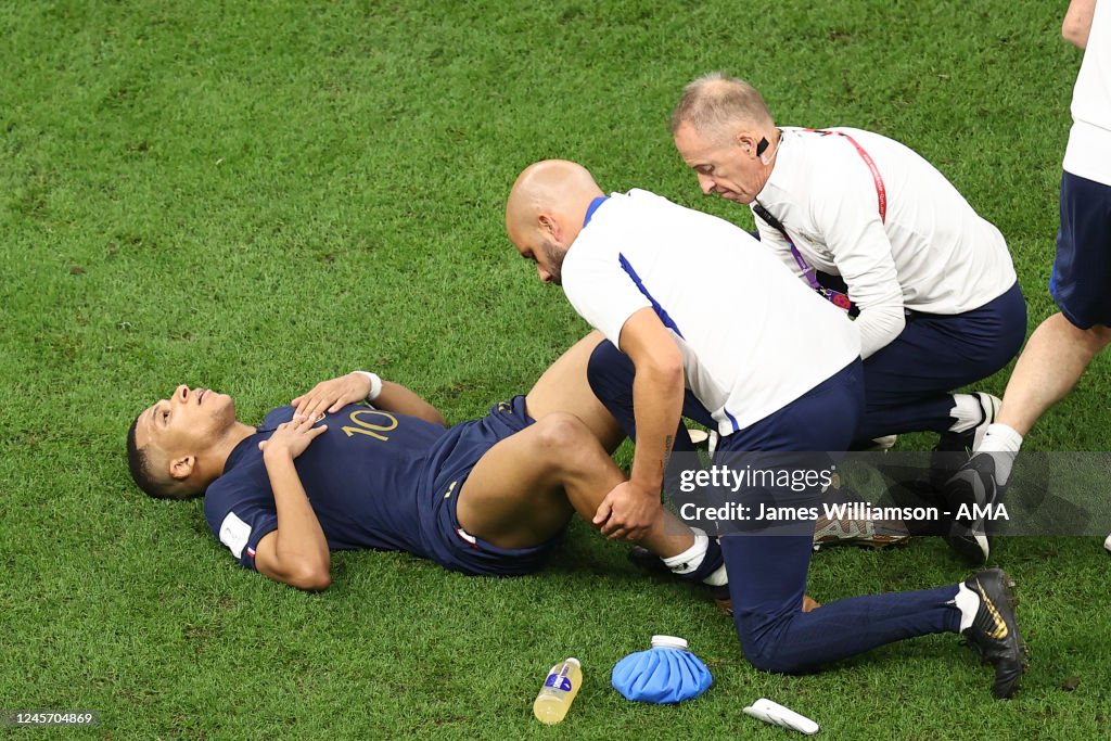 Kylian Mbappe Of France Has His Legs Massaged By Physiotherapists News Photo Getty Images