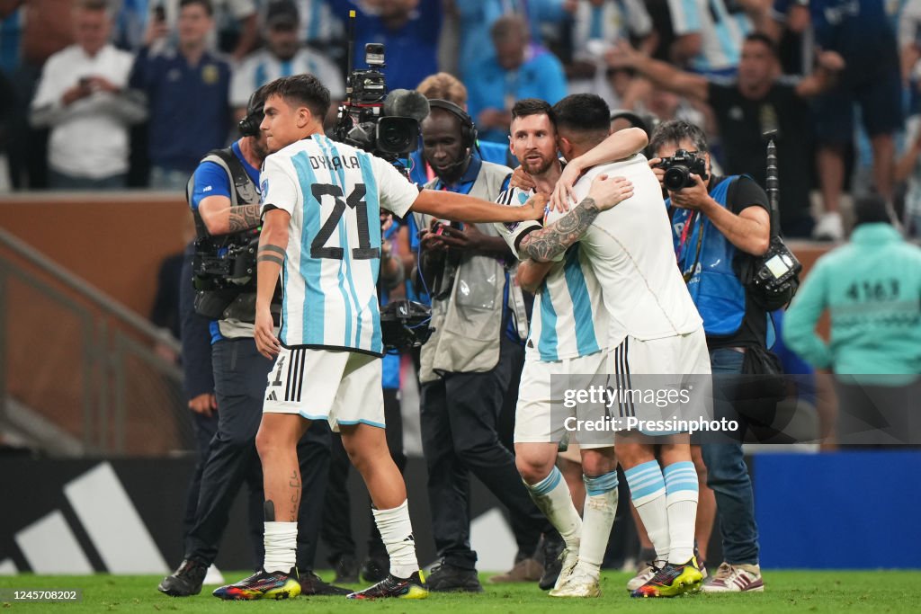 Lionel Messi Of Argentina During The Fifa World Cup Qatar 2022 Match