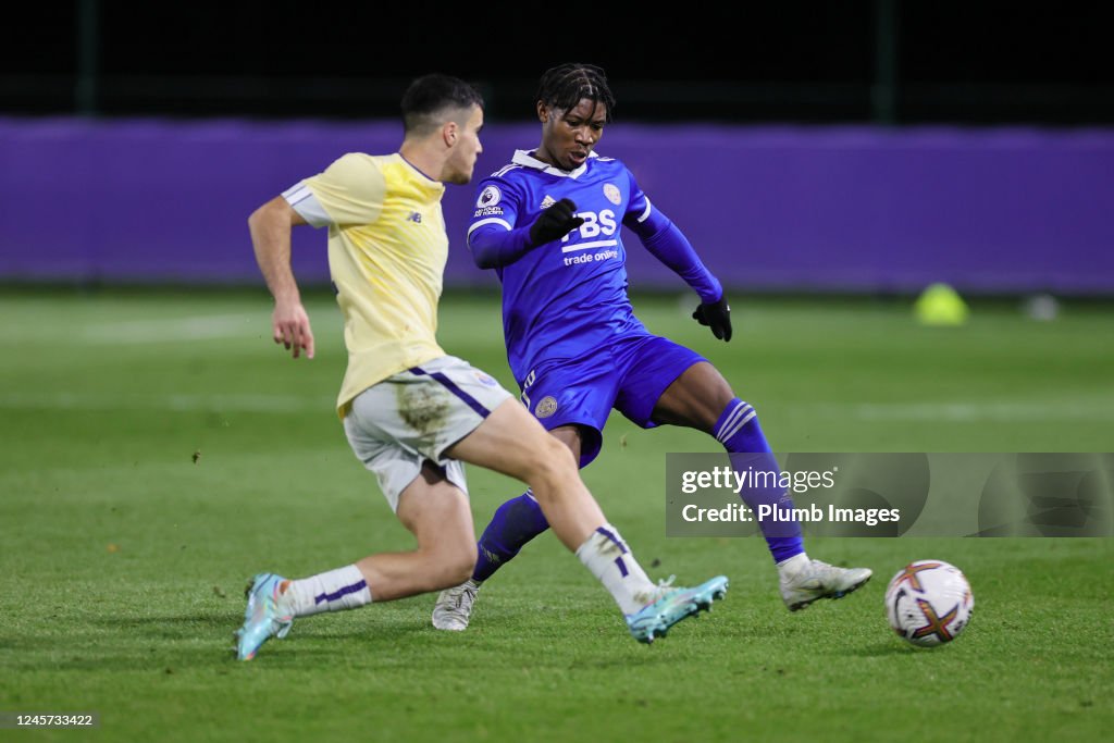 Kian Pennant of Leicester City during the Premier League... News Photo ... Kian Pennant of Leicester City during the Premier League... News Photo ...