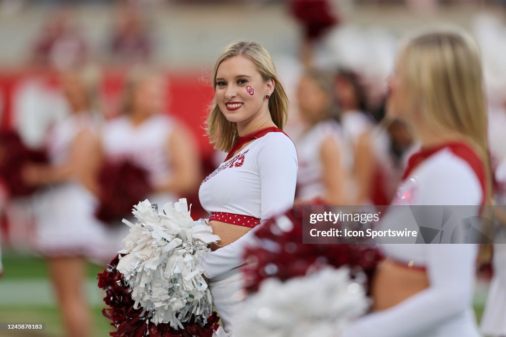 An Oklahoma Dancer During The Cheez It Bowl Between Oklahoma And