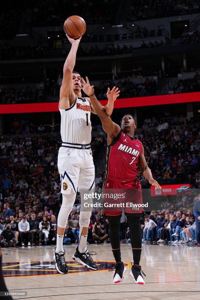 Michael Porter Jr 1 Of The Denver Nuggets Shoots The Ball During