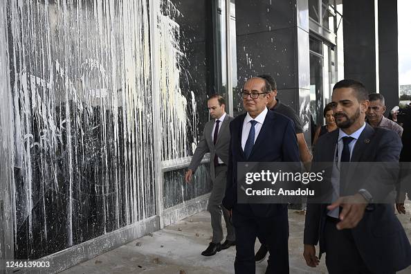 Brasilia Brazil Jan 10 Brazilian Supreme Court Justice Gilmar