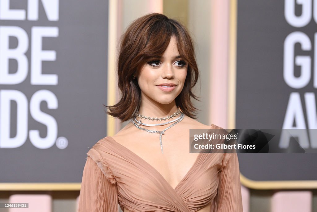 Jenna Ortega At The 80th Annual Golden Globe Awards Held At The News