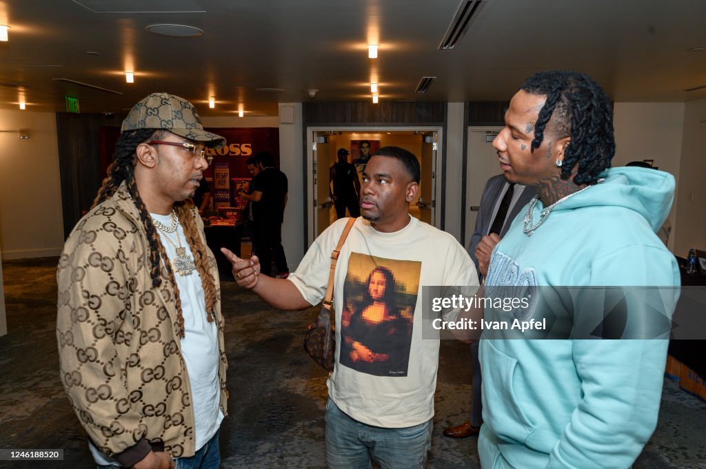 Moneybagg Yo And Big Loon Attend Rap Snacks Disrupt 2023 Feed The