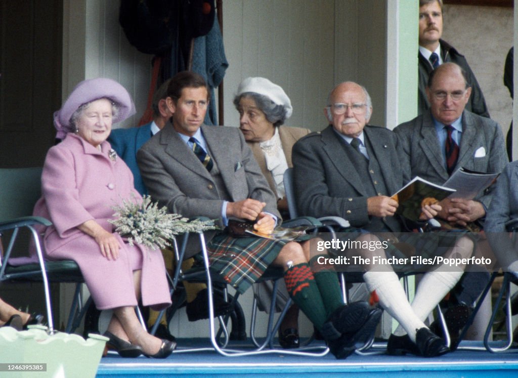 HRH Prince Charles with his grandmother, HRH Queen Elizabeth, The ... HRH Prince Charles with his grandmother, HRH Queen Elizabeth, The ...
