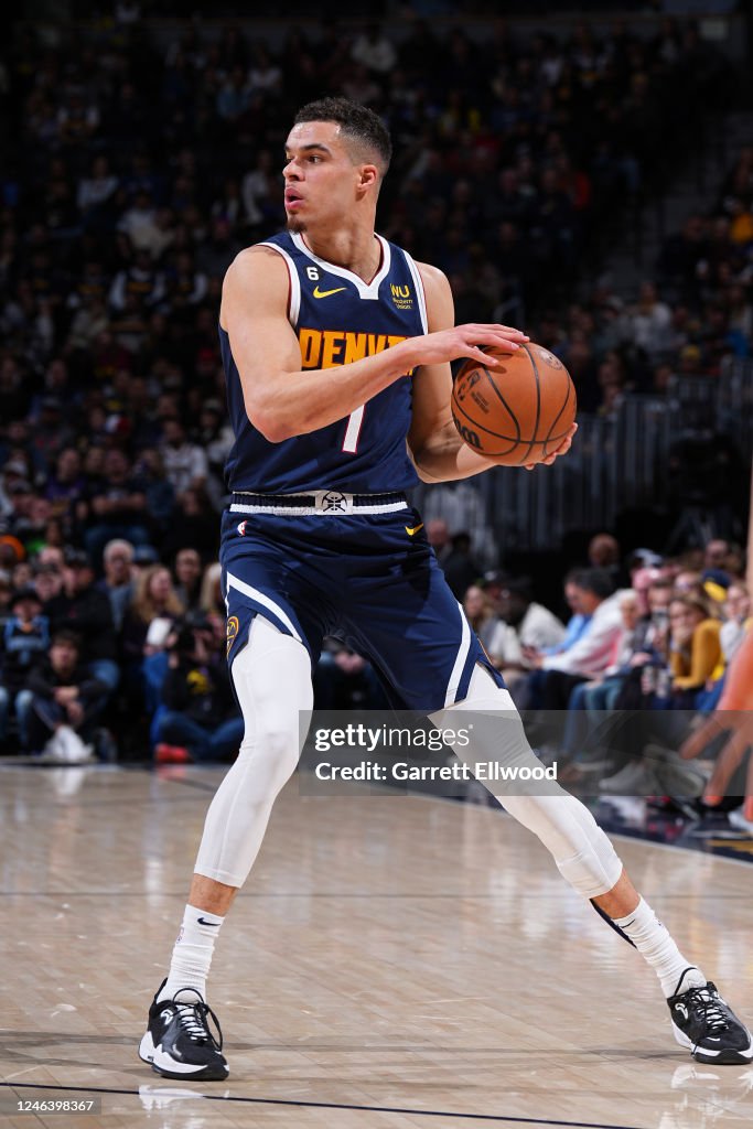 Michael Porter Jr 1 Of The Denver Nuggets Handles The Ball During