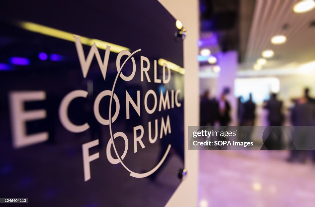 World Economic Forum Logo Seen In Davos Switzerland News Photo Getty Images