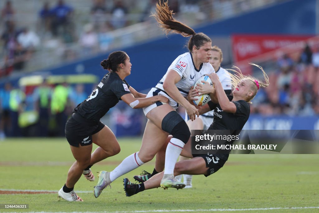 Ilona Maher Of The Us Is Tackled During The Womens Final Between New News Photo Getty Images