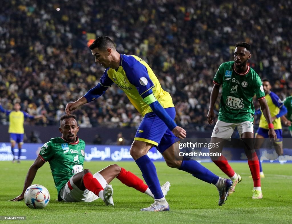 Cristiano Ronaldo Of Al Nassr In Action During The Saudi Pro League