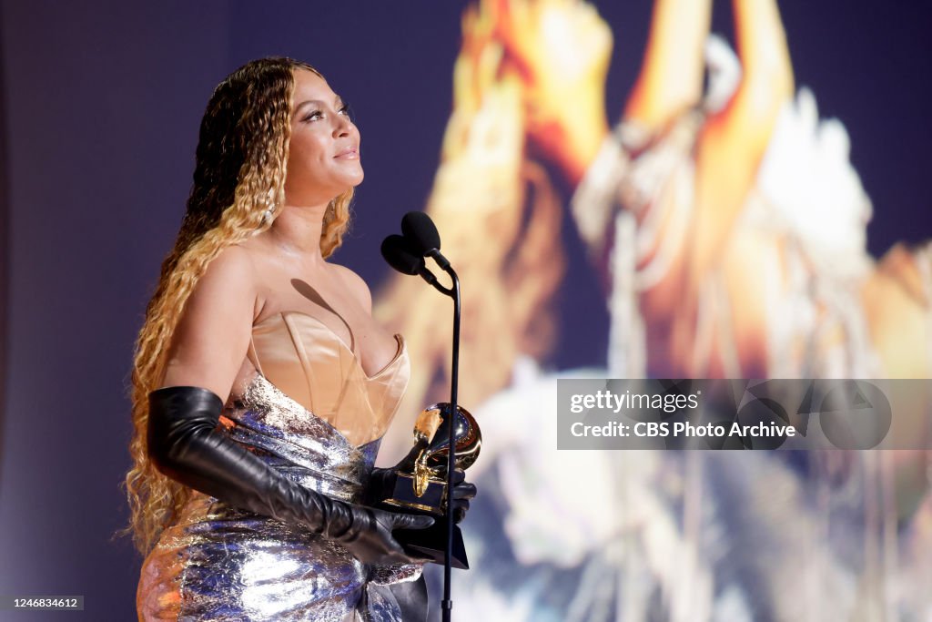 Beyonce At The 65th Annual Grammy Awards Broadcasting Live Sunday