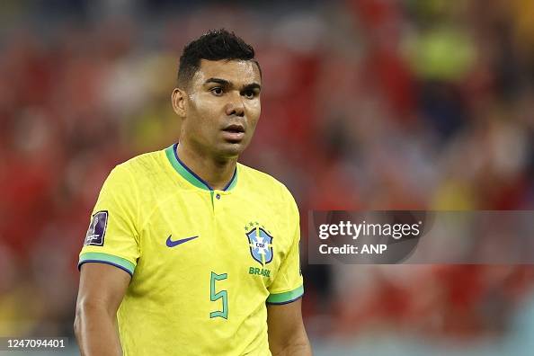 Doha Casemiro Of Brazil During The Fifa World Cup Qatar 2022 Group