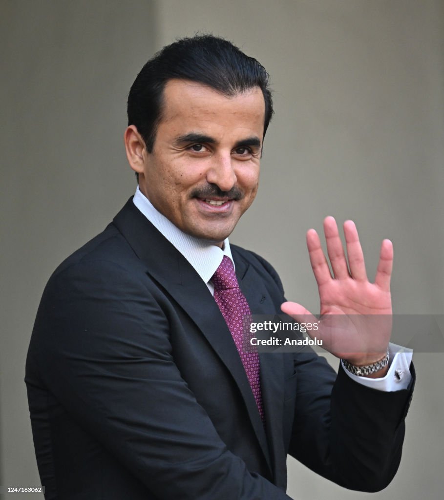 Emir Of Qatar Sheikh Tamim Bin Hamad Al Thani Poses Prior To A News Photo Getty Images