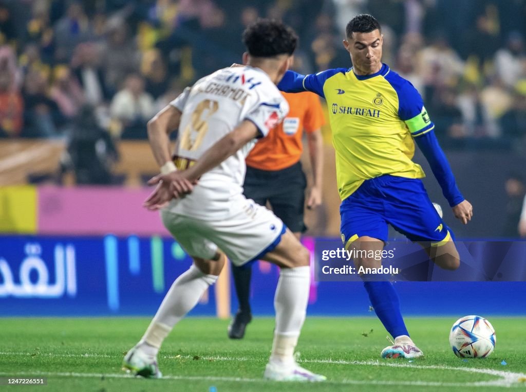 Cristiano Ronaldo Of Al Nassr In Action During The Saudi Pro League