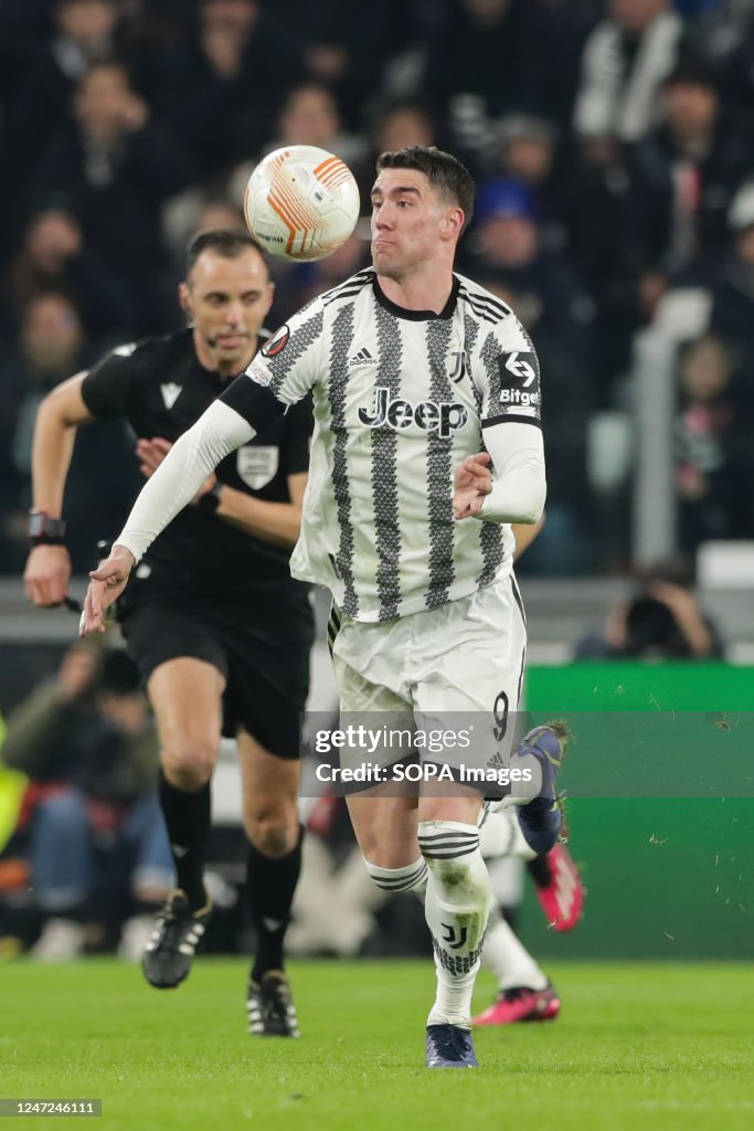 Dusan Vlahovic Of Juventus Fc In Action During Uefa Europa League