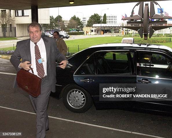 Russian Ambassador To The Nato In Brussels Sergei Kislyak Arrives