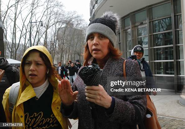 Linda Cristina Pereyra Wife Of Genaro Garcia Luna Departs After A News Photo Getty Images
