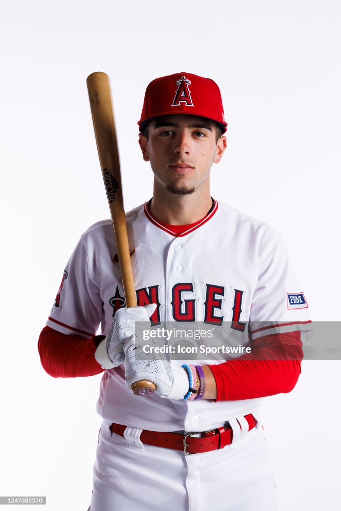 Infielder Zach Neto Poses For A Portrait During The Los Angeles News