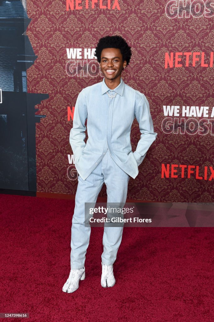 Jahi Diallo Winston At The Premiere Of We Have A Ghost Held At The News Photo Getty Images