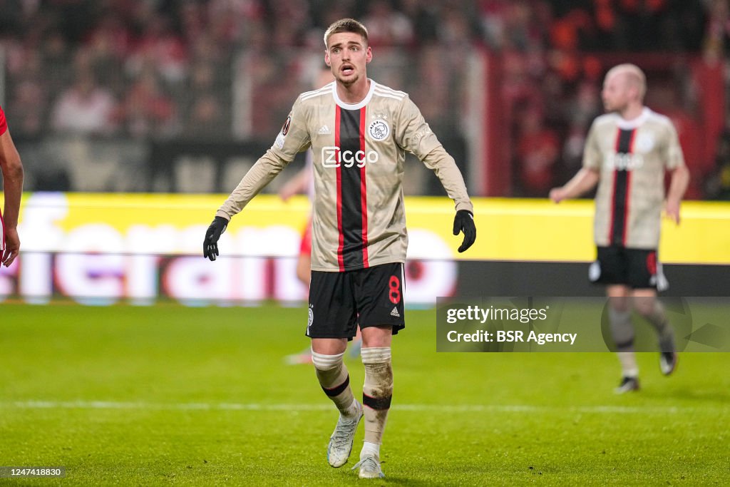 Kenneth Taylor of Ajax during the Europa League Play-off, 2nd leg ... Kenneth Taylor of Ajax during the Europa League Play-off, 2nd leg ...