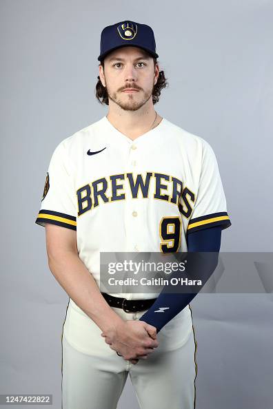 Brian Anderson Of The Milwaukee Brewers Poses For A Photo During The