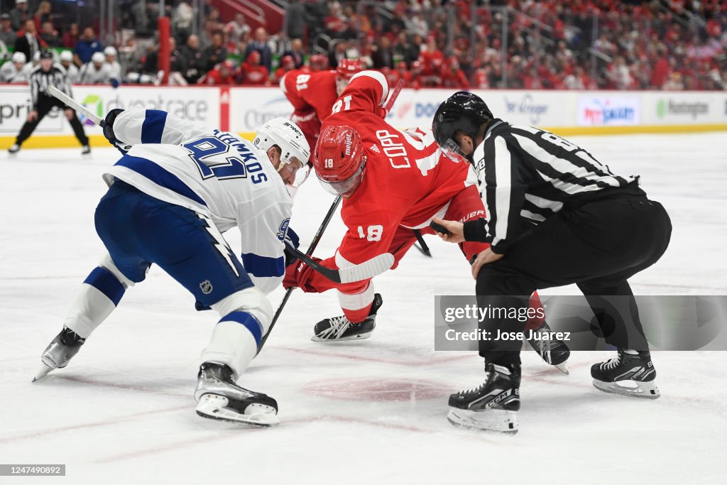 Steven Stamkos Of The Tampa Bay Lightning And Andrew Copp Of The