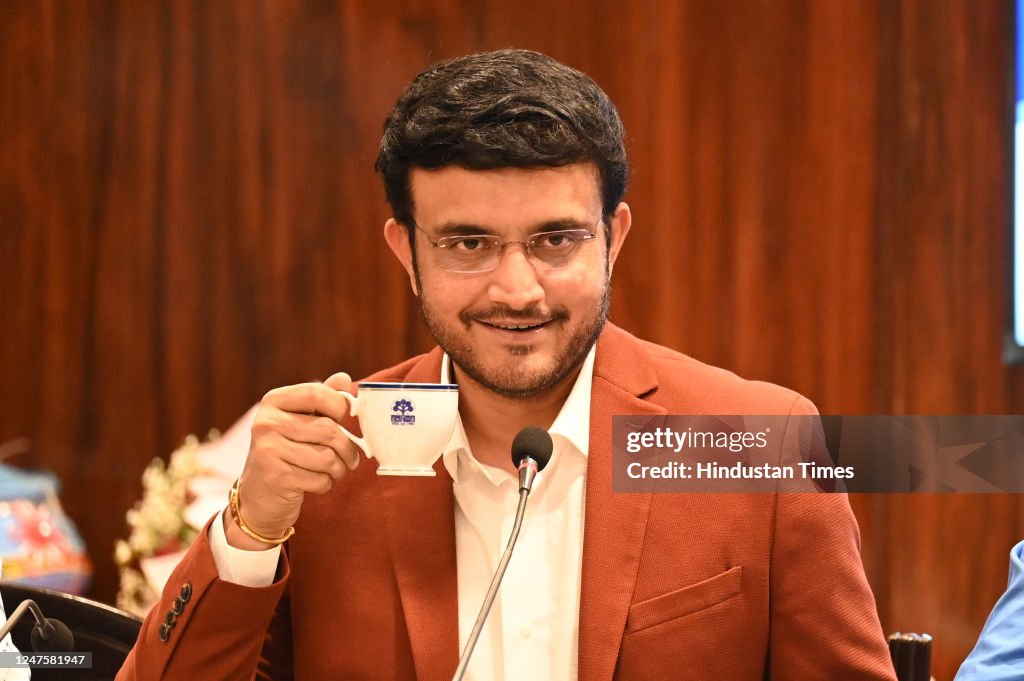 Former BCCI President and Cricket player Sourav Ganguly speaks during ... Former BCCI President and Cricket player Sourav Ganguly speaks during ...