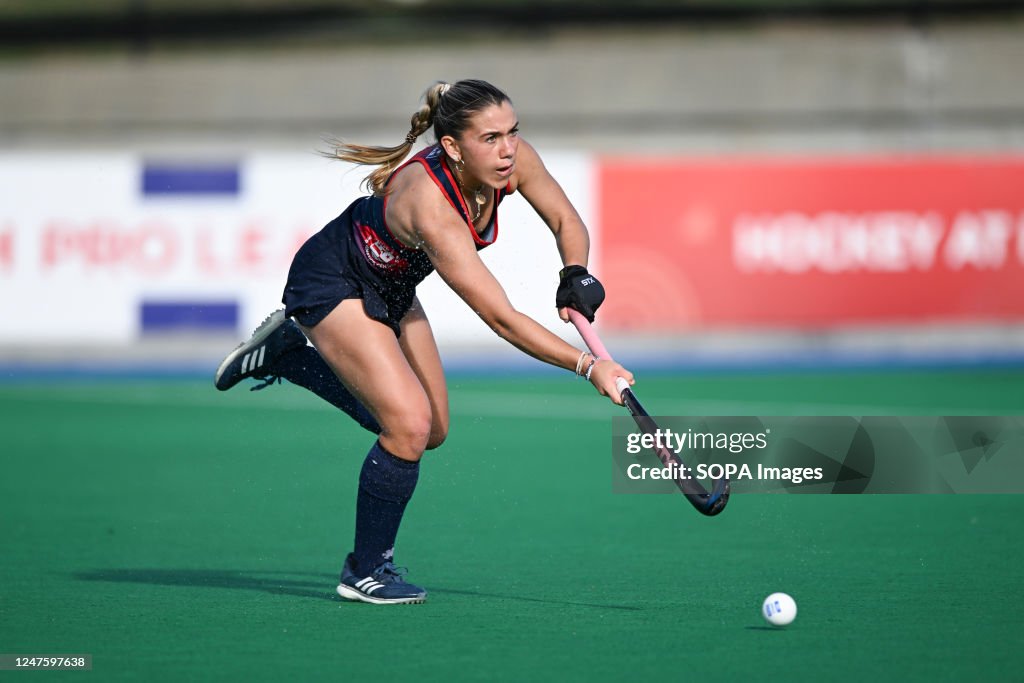 Ashley Sessa Of Usa Womens National Field Hockey Team In Action