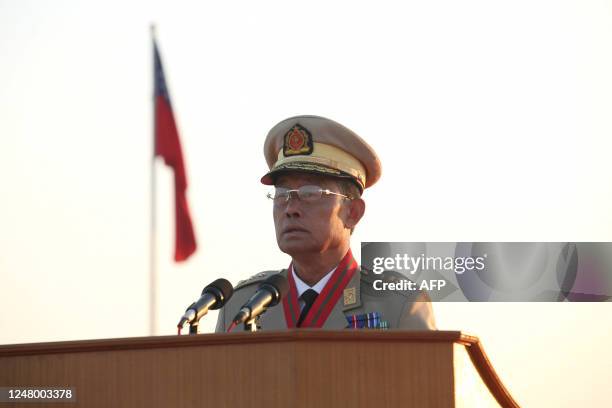 Lt Gen Thiha Thura Tin Aung Myint Oo Photos And Premium High Res Pictures Getty Images