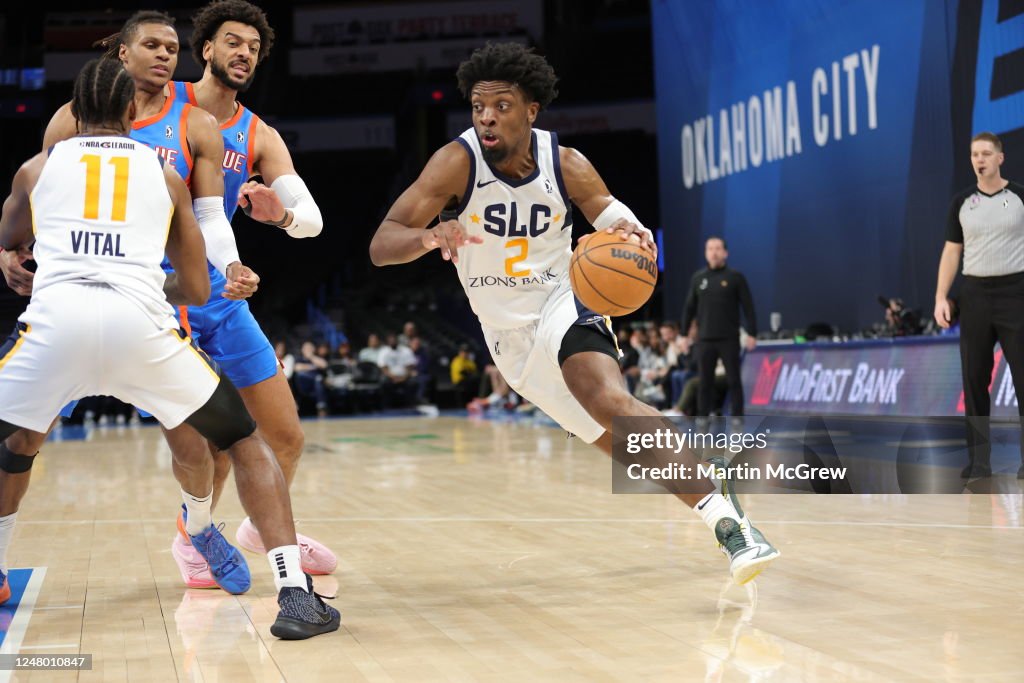 Tyler Cook Of The Salt Lake City Stars Dribbles The Ball During A