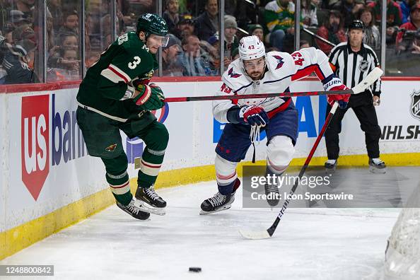 Minnesota Wild defenseman John Klingberg and Washington Capitals ... Minnesota Wild defenseman John Klingberg and Washington Capitals ...