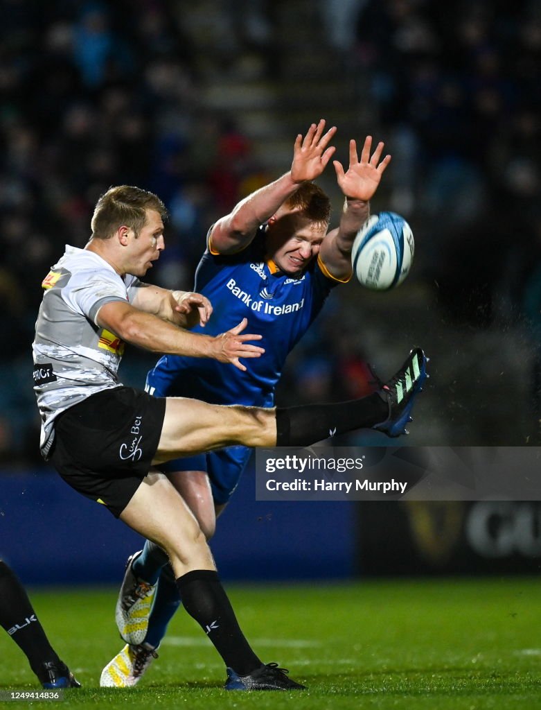 Dublin , Ireland - 24 March 2023; Paul de Wet of DHL Stormers kicks ... Dublin , Ireland - 24 March 2023; Paul de Wet of DHL Stormers kicks ...