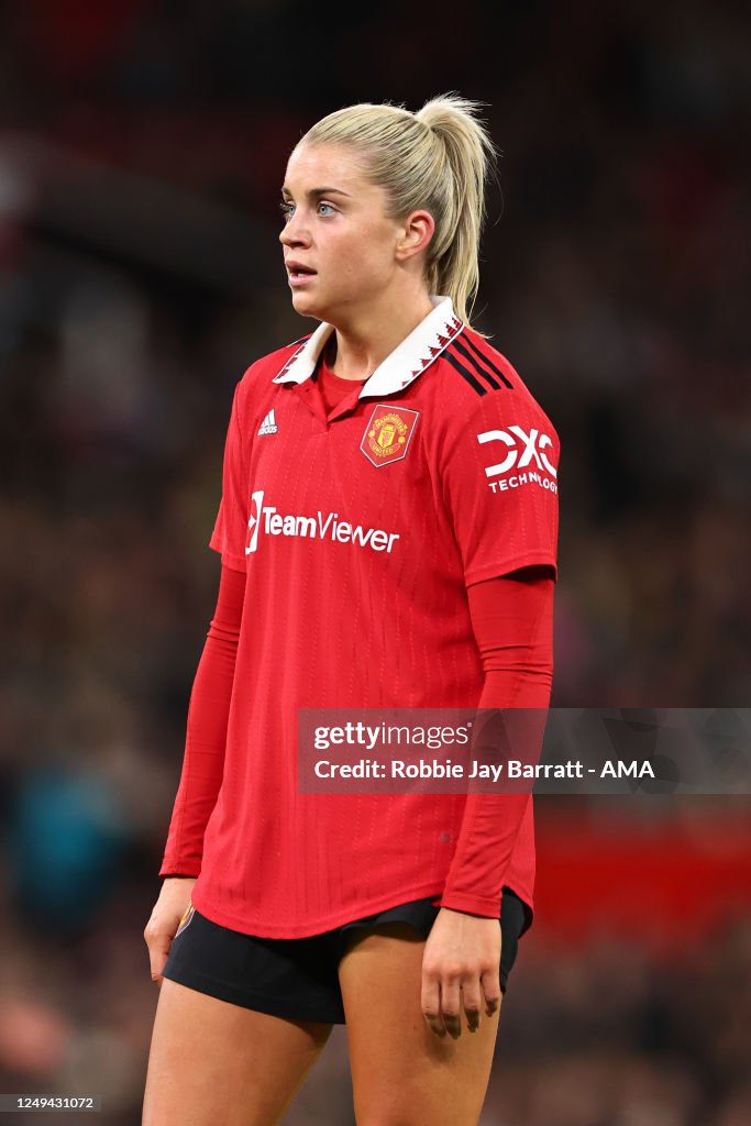 Alessia Russo Of Manchester United Women During The Fa Womens Super