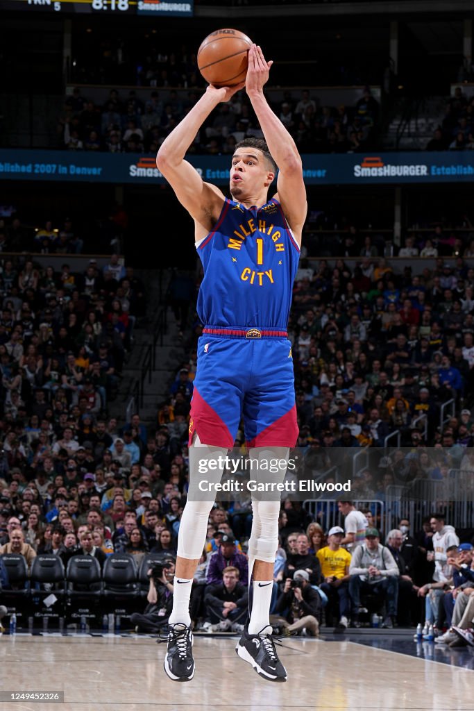 Michael Porter Jr 1 Of The Denver Nuggets Shoots The Ball During