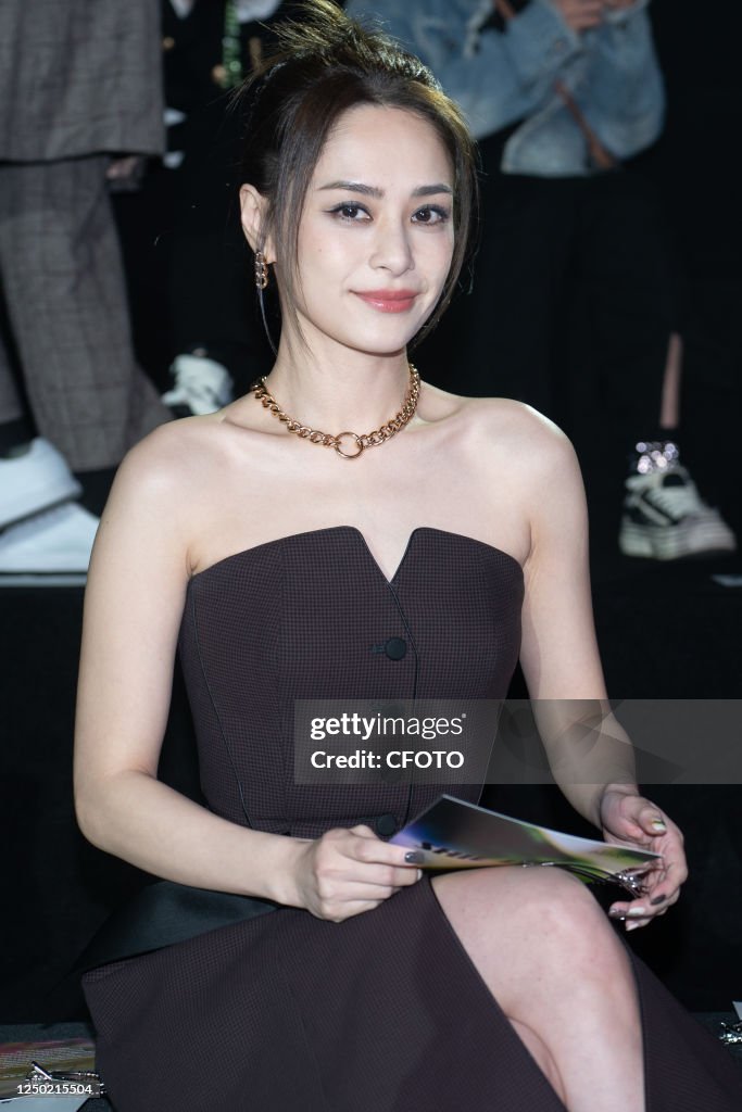 Shanghai China March 31 2023 Actress Gillian Chung Poses During