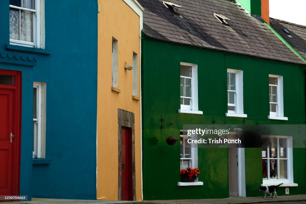 Eyeries Village On The Beara Peninsula On The Wild Atlantic Way In West