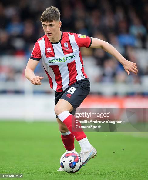 Lincoln City's Dylan Duffy during the Sky Bet League One between ... Lincoln City's Dylan Duffy during the Sky Bet League One between ...