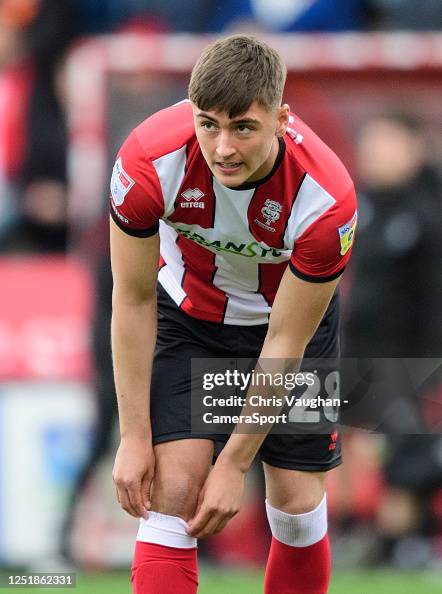 Lincoln City's Dylan Duffy during the Sky Bet League One between ... Lincoln City's Dylan Duffy during the Sky Bet League One between ...