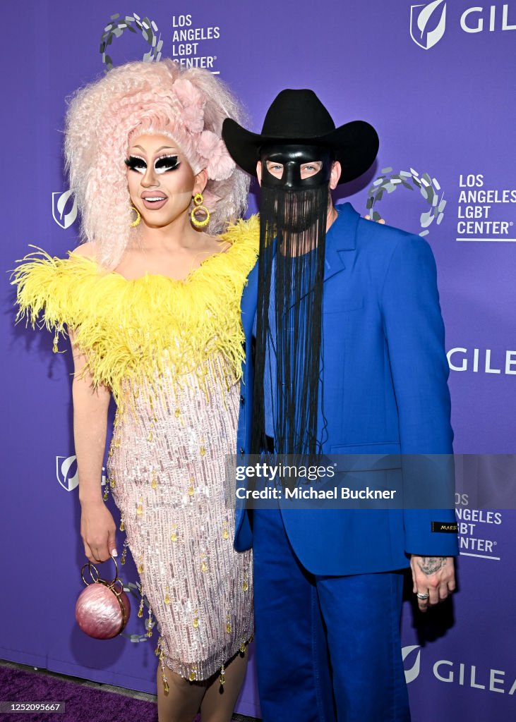 Brigitte Bandit And Orville Peck At The Los Angeles Lgbt Center Gala