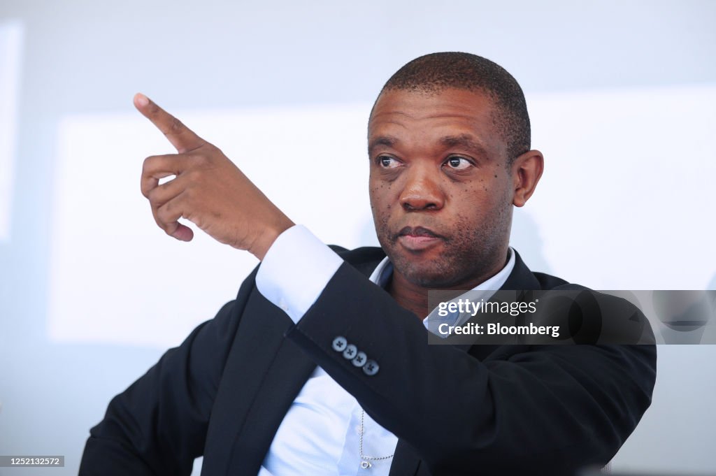 Songezo Zibi, leader of Rise Mzansi, during an interview in ... Songezo Zibi, leader of Rise Mzansi, during an interview in ...