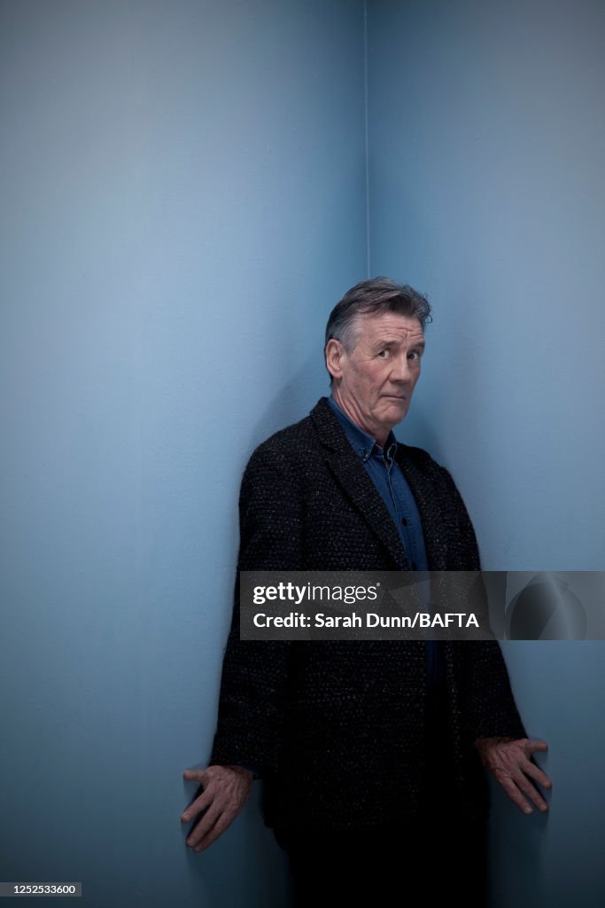 Actor And Tv Presenter Michael Palin Is Photographed For Bafta On