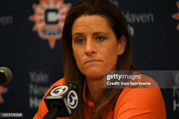 Connecticut Sun Head Coach Stephanie White Speaks With The Media News Photo Getty Images