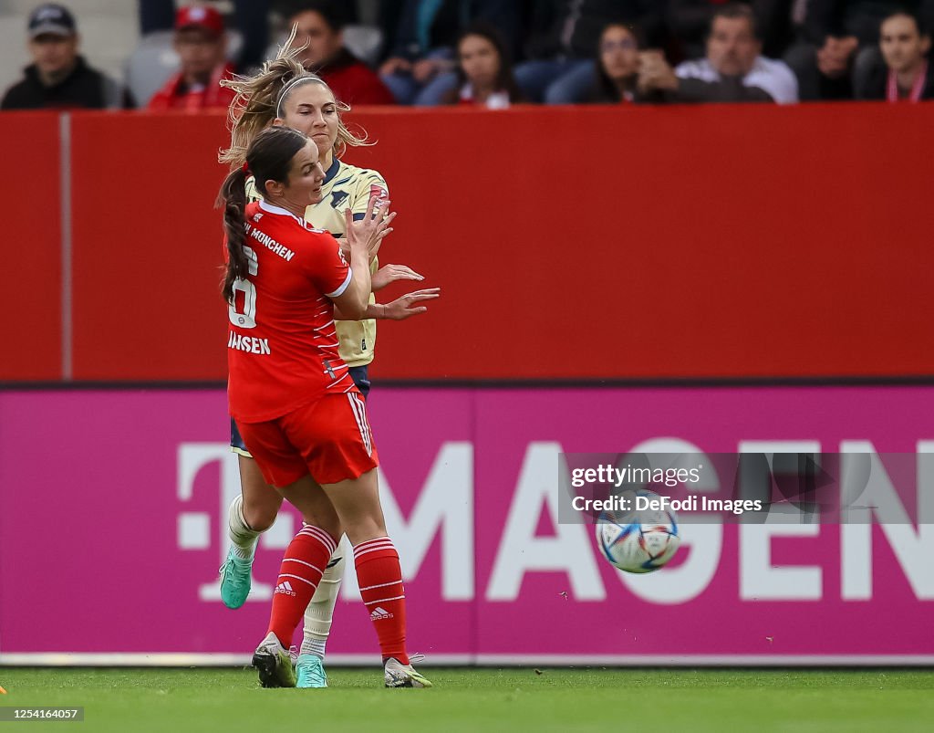 Tuva Hansen Of Bayern Muenchen And Katharina Naschenweng Of Tsg 1899