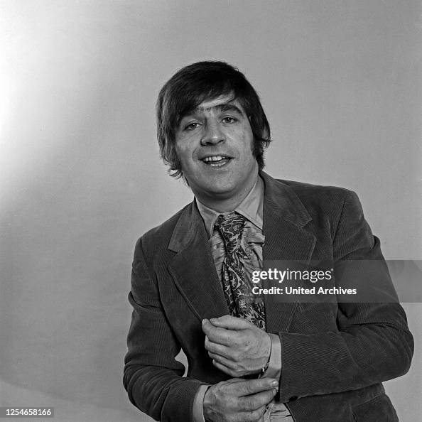 Der Irische Sänger Joe Dolan Beim Fotoshooting Deutschland 1960er