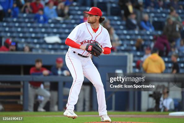 Worcester Red Sox LHP Shane Drohan throws a pitch in his AAA debut ... Worcester Red Sox LHP Shane Drohan throws a pitch in his AAA debut ...