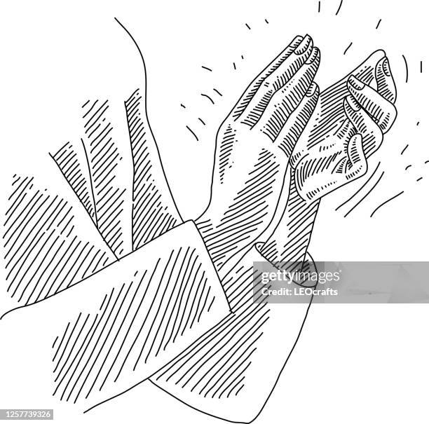 Clapping Hands Drawing Fotografías E Imágenes De Stock Getty Images