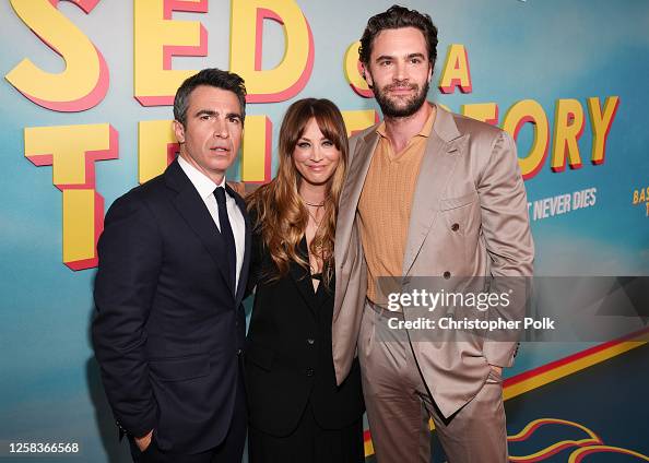 Chris Messina Kaley Cuoco And Tom Bateman At The Premiere Of Based